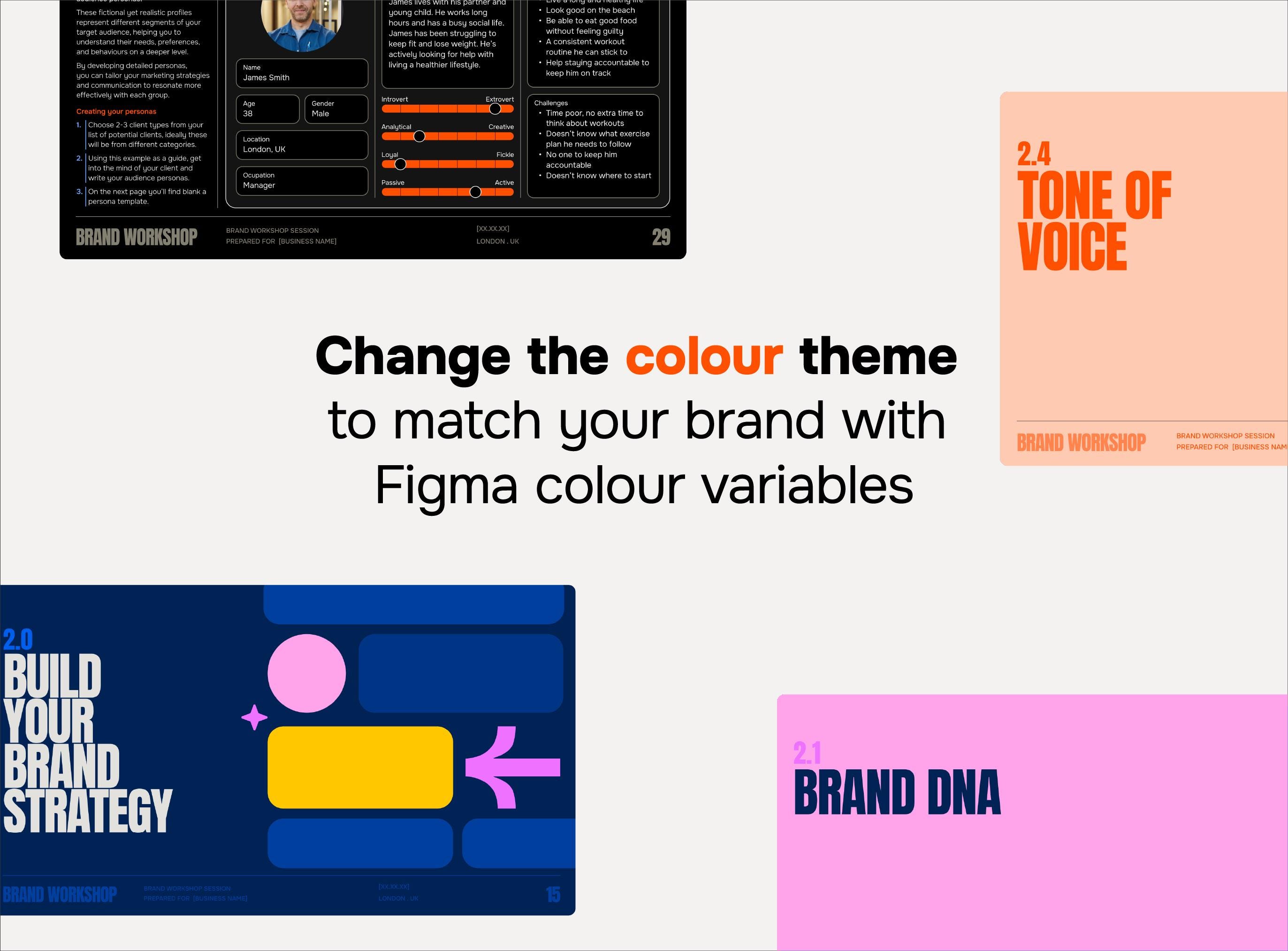 Personal Brand Strategy Workshop: Creative Exercise Guide for Figma ...