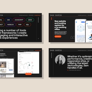 Developer Portfolio Template → Figma Modern Tech Front-end Dev Template ...