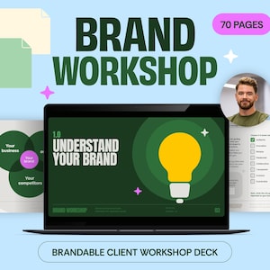 Branding Strategy Workshop Template: Creative Exercise Guide for Figma ...