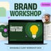 Branding Strategy Workshop Template: Creative Exercise Guide for Figma ...