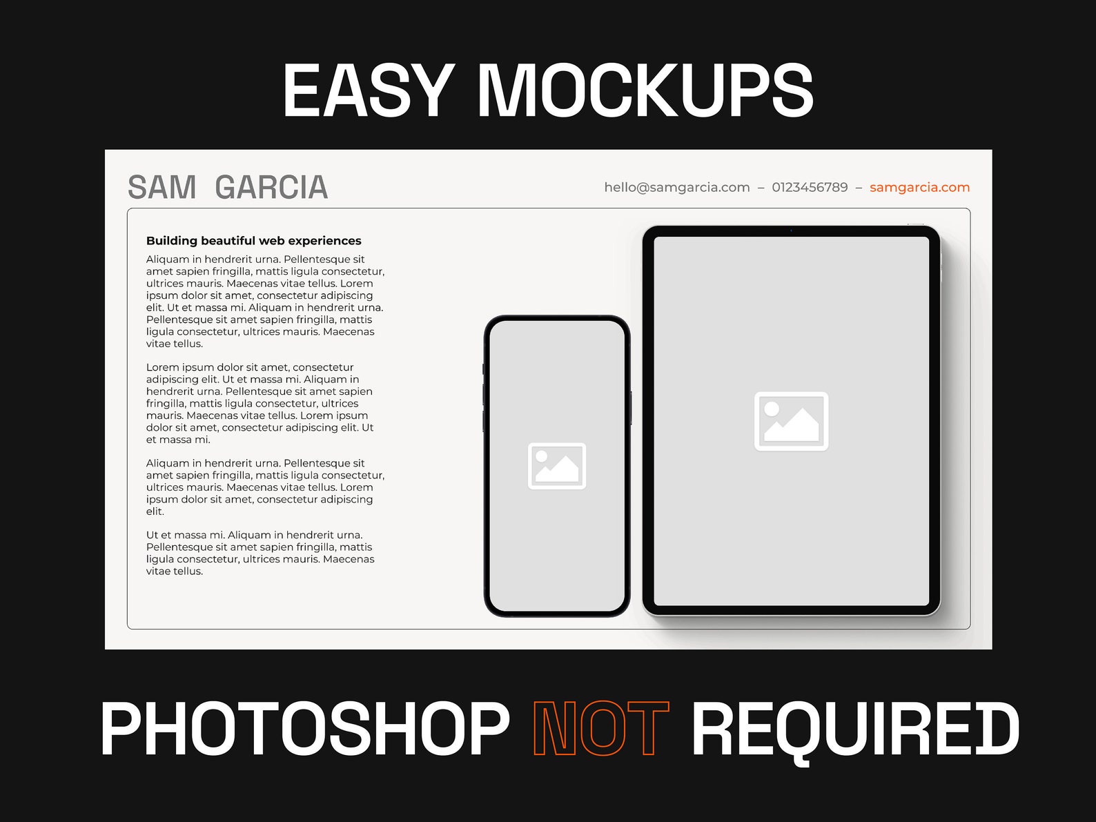 Developer Portfolio Template → Figma Modern Tech Front-end Dev Template ...