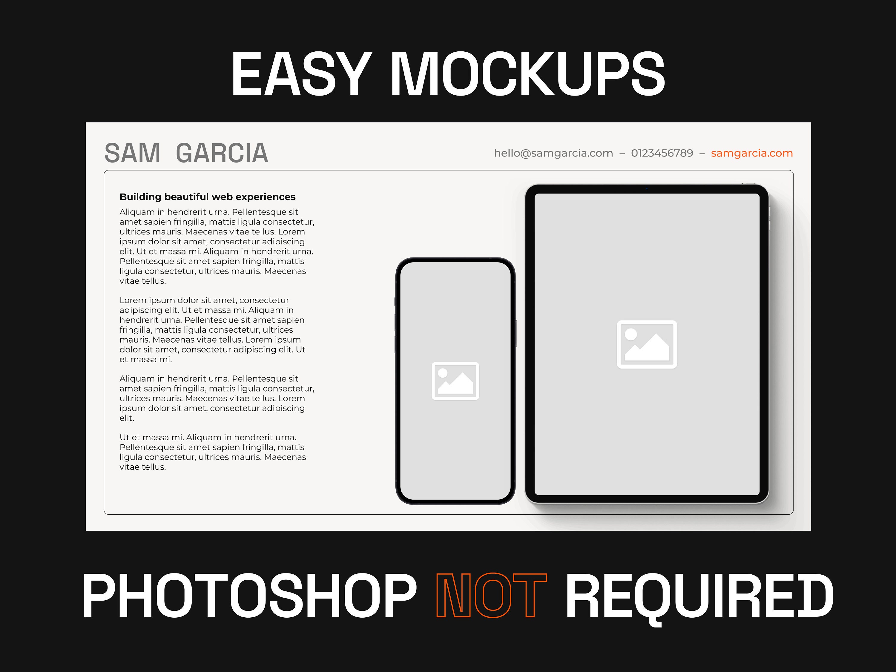 Developer Portfolio Template → Figma Modern Tech Front-end Dev Template ...
