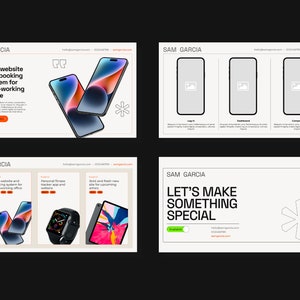 Developer Portfolio Template > Figma Modern Tech Front-end Dev Template ...