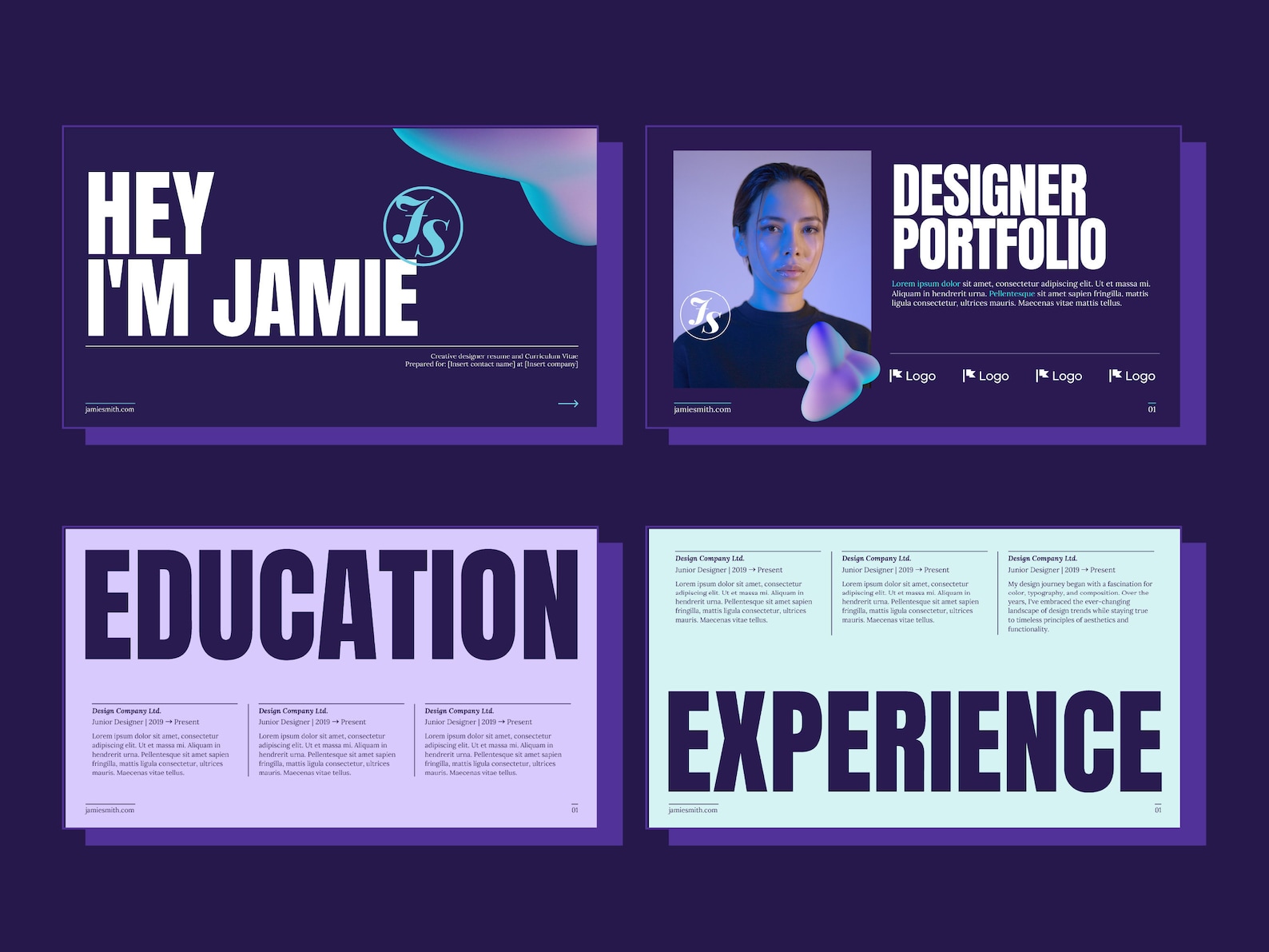 Professional Designer Portfolio Template > Figma Design Portfolio ...