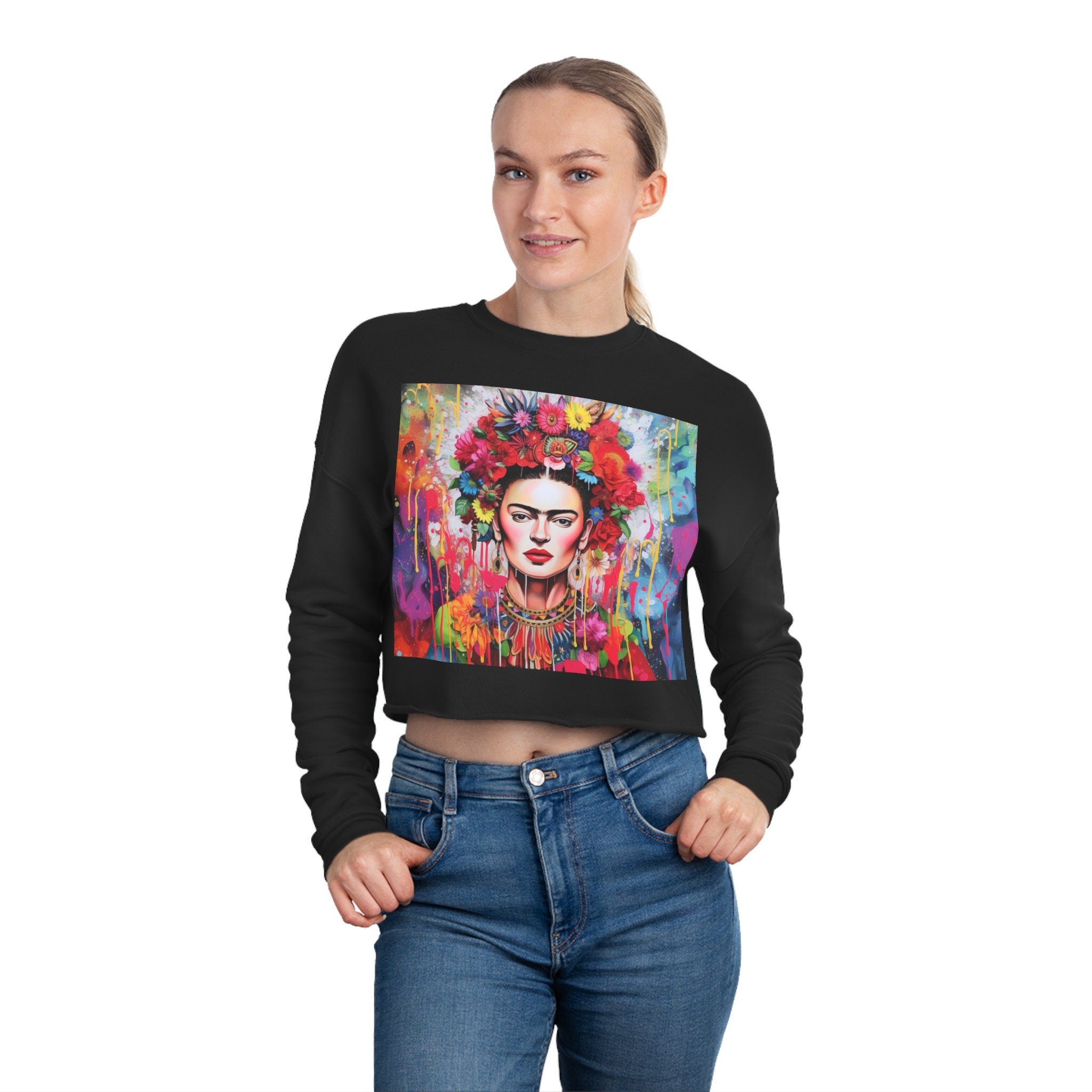 Frida Kahlo Claude Monet Hoodie Tribute Water Lilies Backprint %100 ...