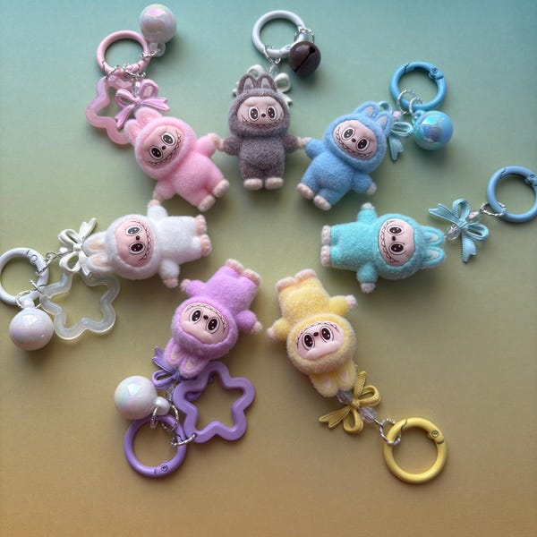 Labubu Key Ring - Etsy UK
