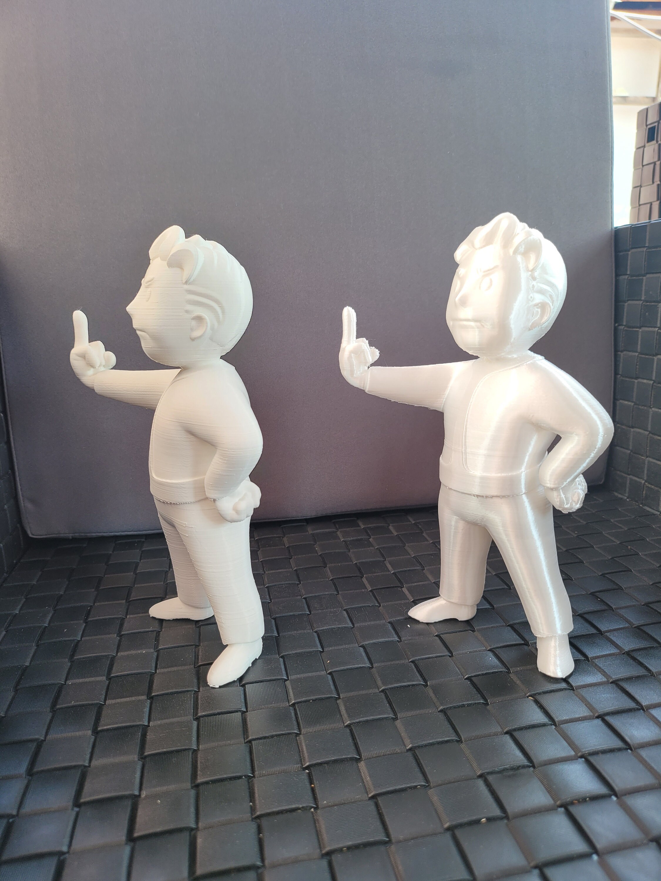 Fallout Bobblehead Inspirated Angry Vault Boy - Etsy