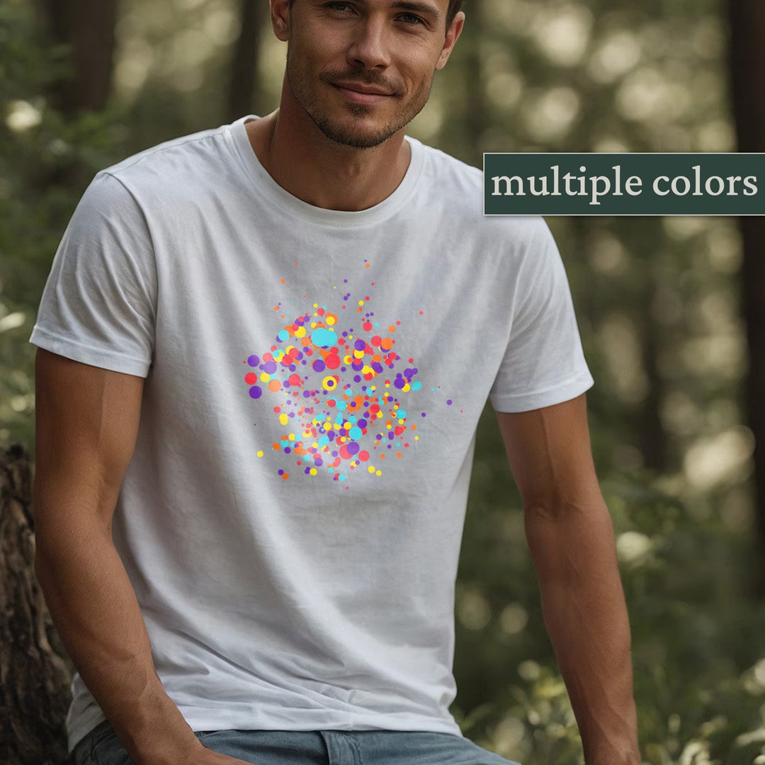 Urban T-shirt With Chaotic Mathematical Pattern and Generative Art ...