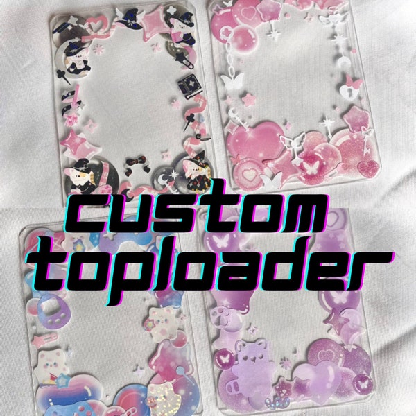 Custom Deco Toploader - Etsy