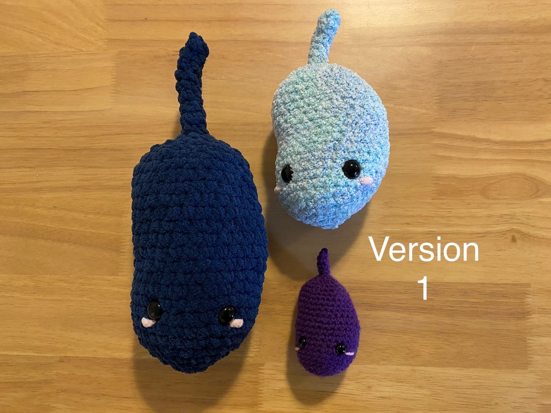 Crochet Vibrio Bacteria Plush - Yarn and Colour Customisable Amigurumi ...
