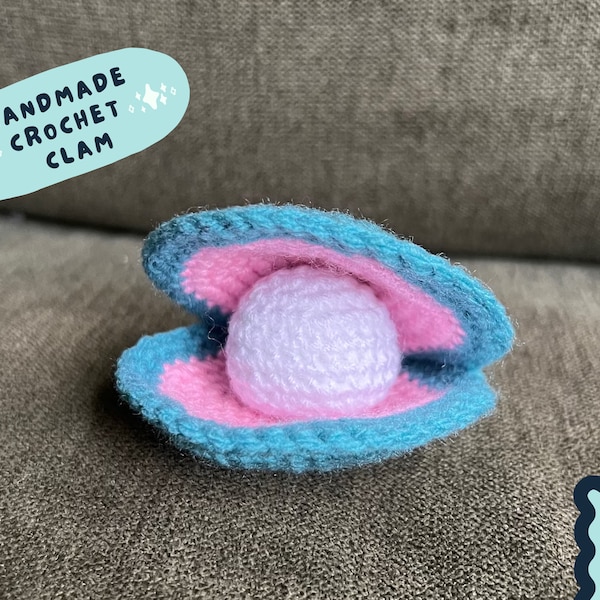 Crochet Clam - Etsy