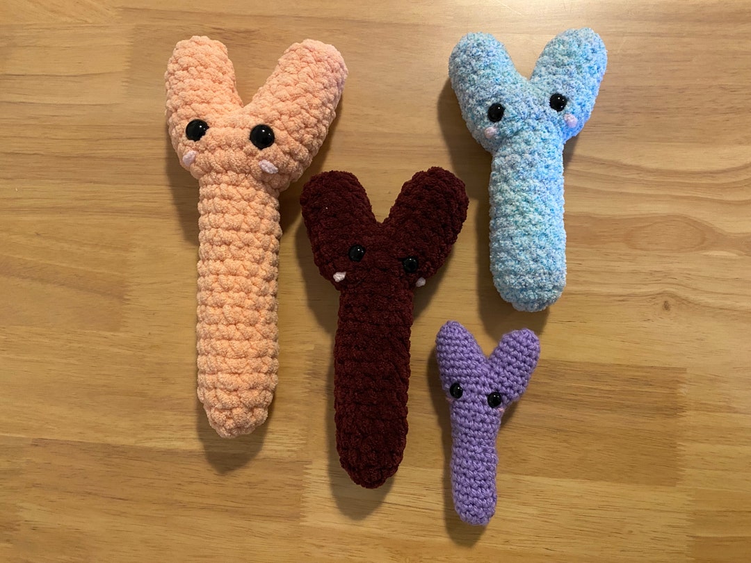 Crochet Bifido Bacteria Plush - Yarn and Colour Customisable Amigurumi ...