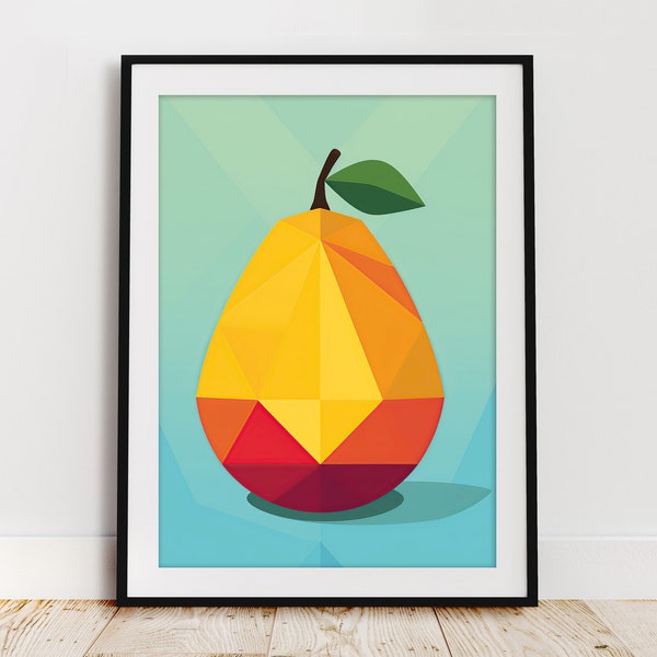 Mango Print - Etsy