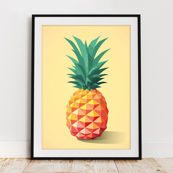 Geometric Pineapple - Etsy