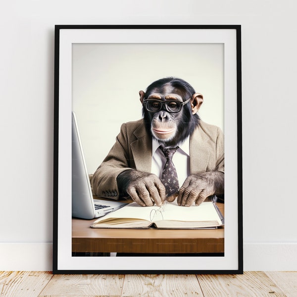 Funny Animal Art - Etsy