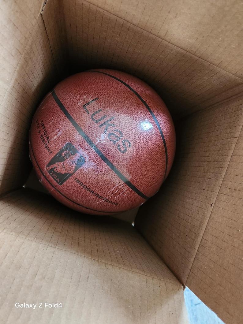 Personalized Basketball Indoor Outdoor 29.5" Size 7. - Etsy