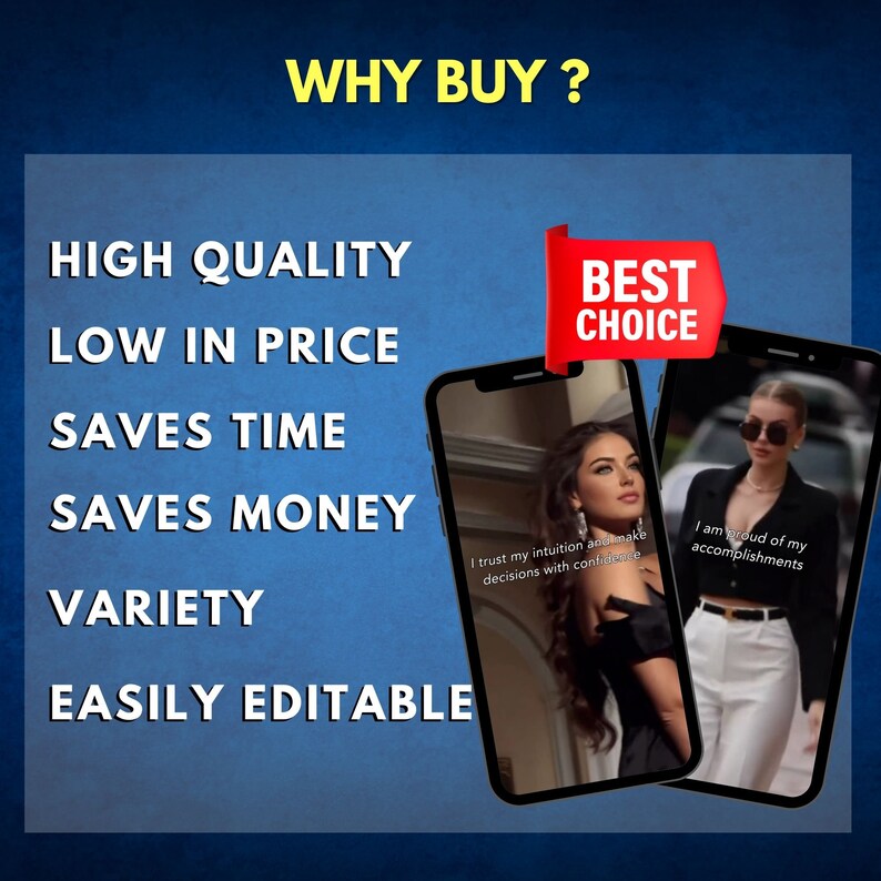 125girly Confidence Attitude Affirmation Video Reels Bundle, Instagram Story, Youtube Shorts ...