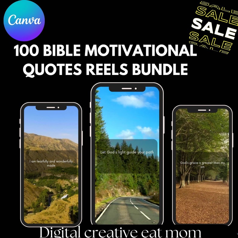 100 Bible Hope Quotes Video Reels Bundle, Instagram Story, Tiktok ...