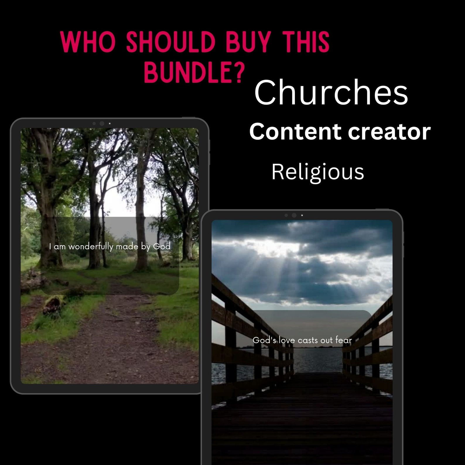 100 Bible Hope Quotes Video Reels Bundle, Instagram Story, Tiktok ...