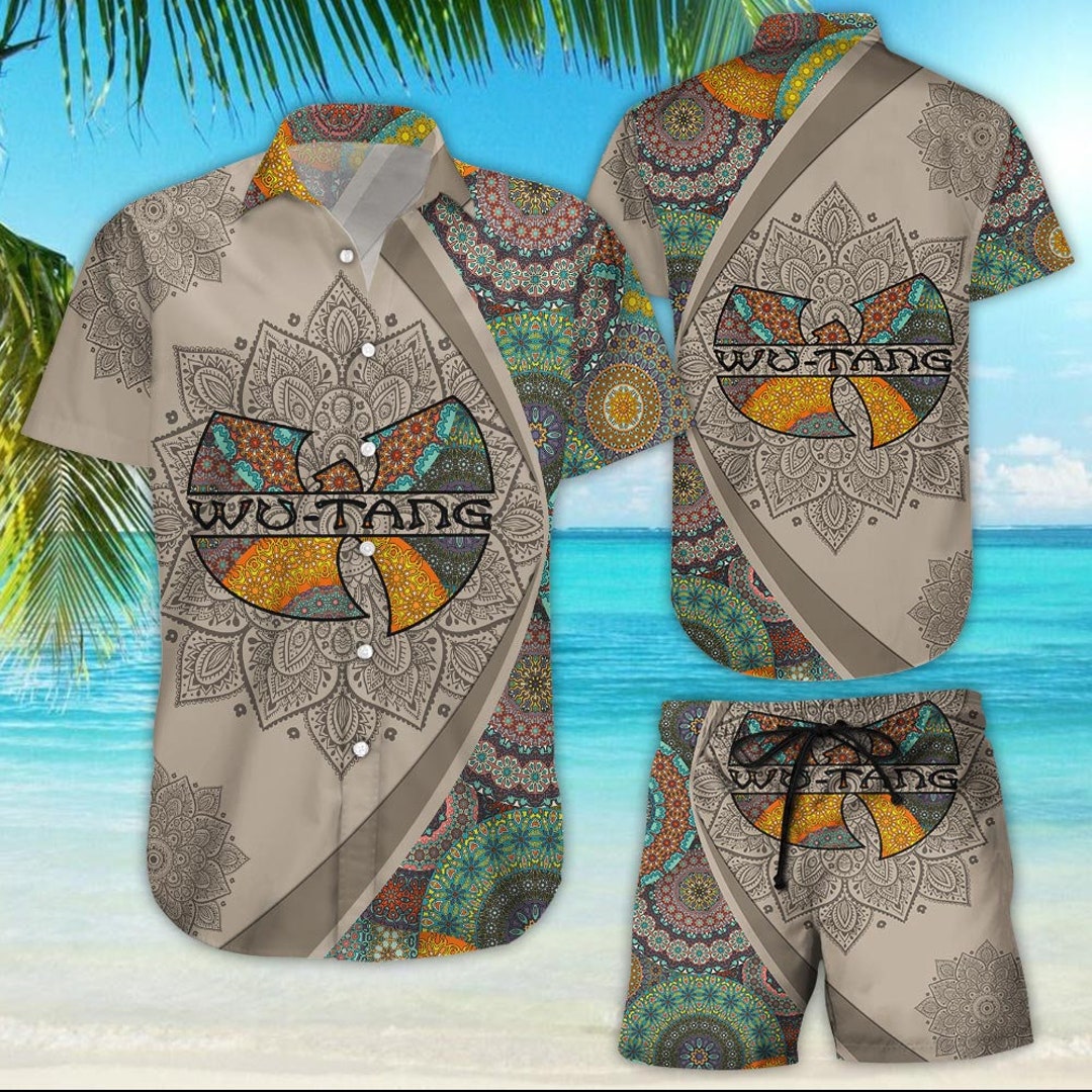Wu-tang Clan Logo Mandala Pattern Hawaiian Shirt H286T - Etsy
