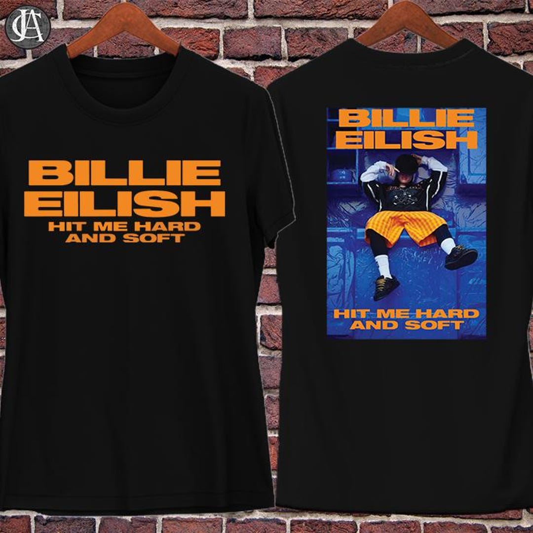 Billie Tour Tee, Billie Eilish Hit Me Hard and Soft Tshirt, Billie ...