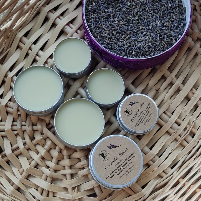 Lavender Salve Homemade Organic Lavender Salve Gift for Mom Gift for ...