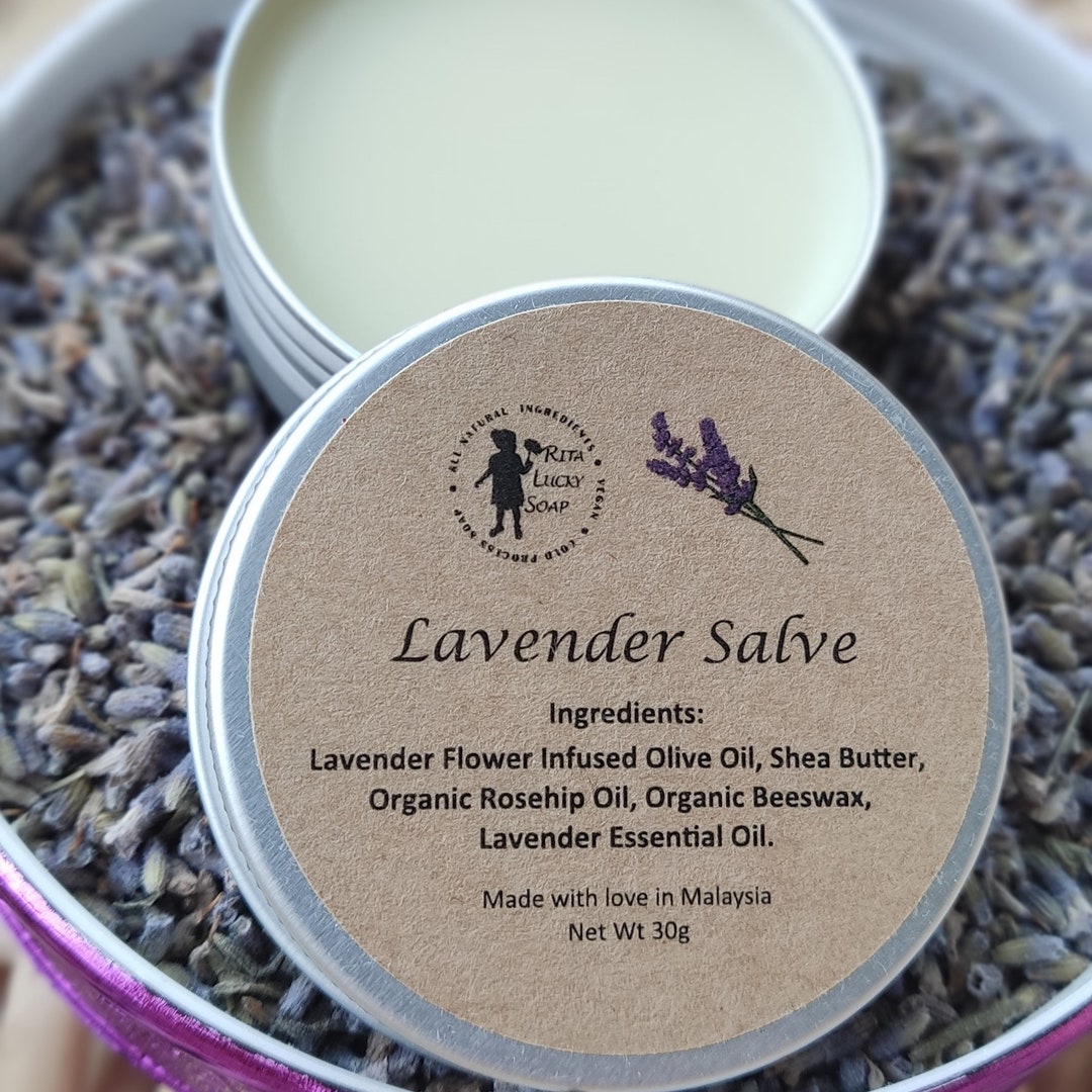 Lavender Salve Homemade Organic Lavender Salve Gift for Mom Gift for ...