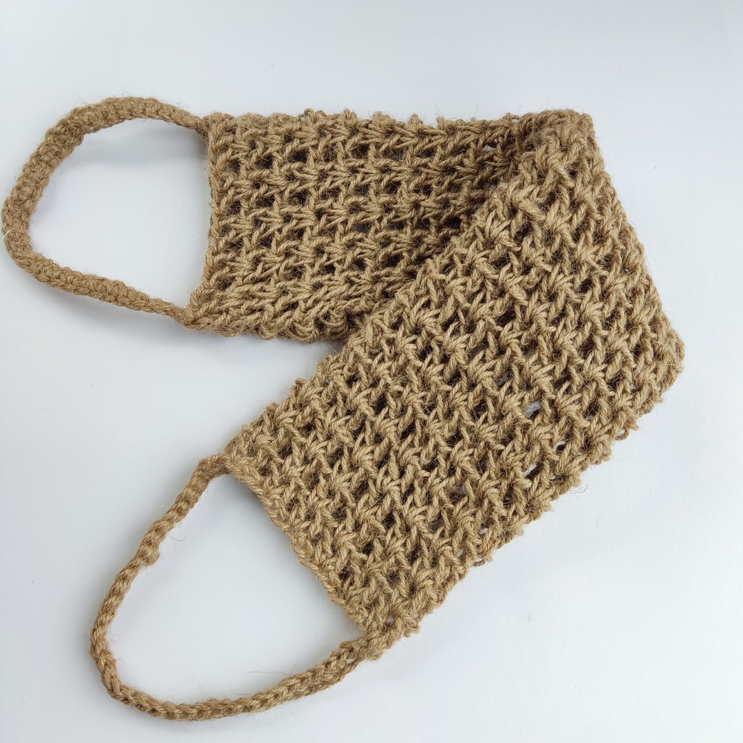 Back Scrubber Exfoliating Long Back Scrubber Strap Organic - Etsy