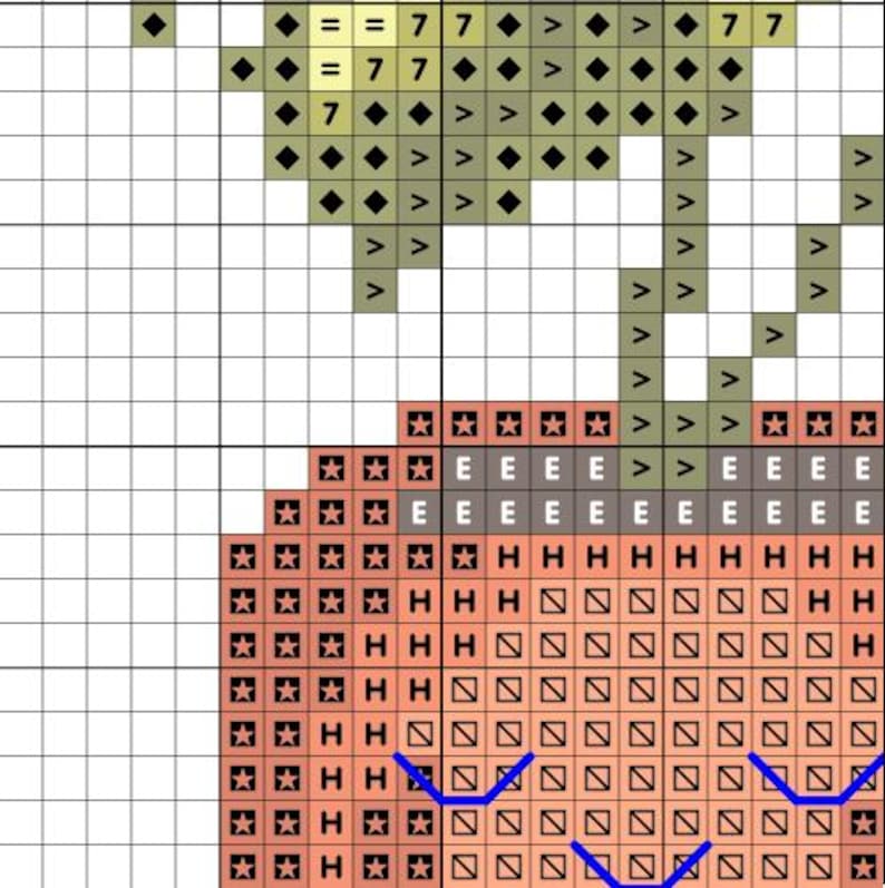 Monstera Cross Stitch Pattern.miniature Home Plant Embroidery .PDF ...