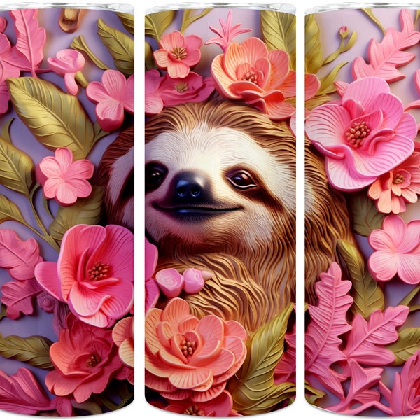 Sloth 3d Png - Etsy