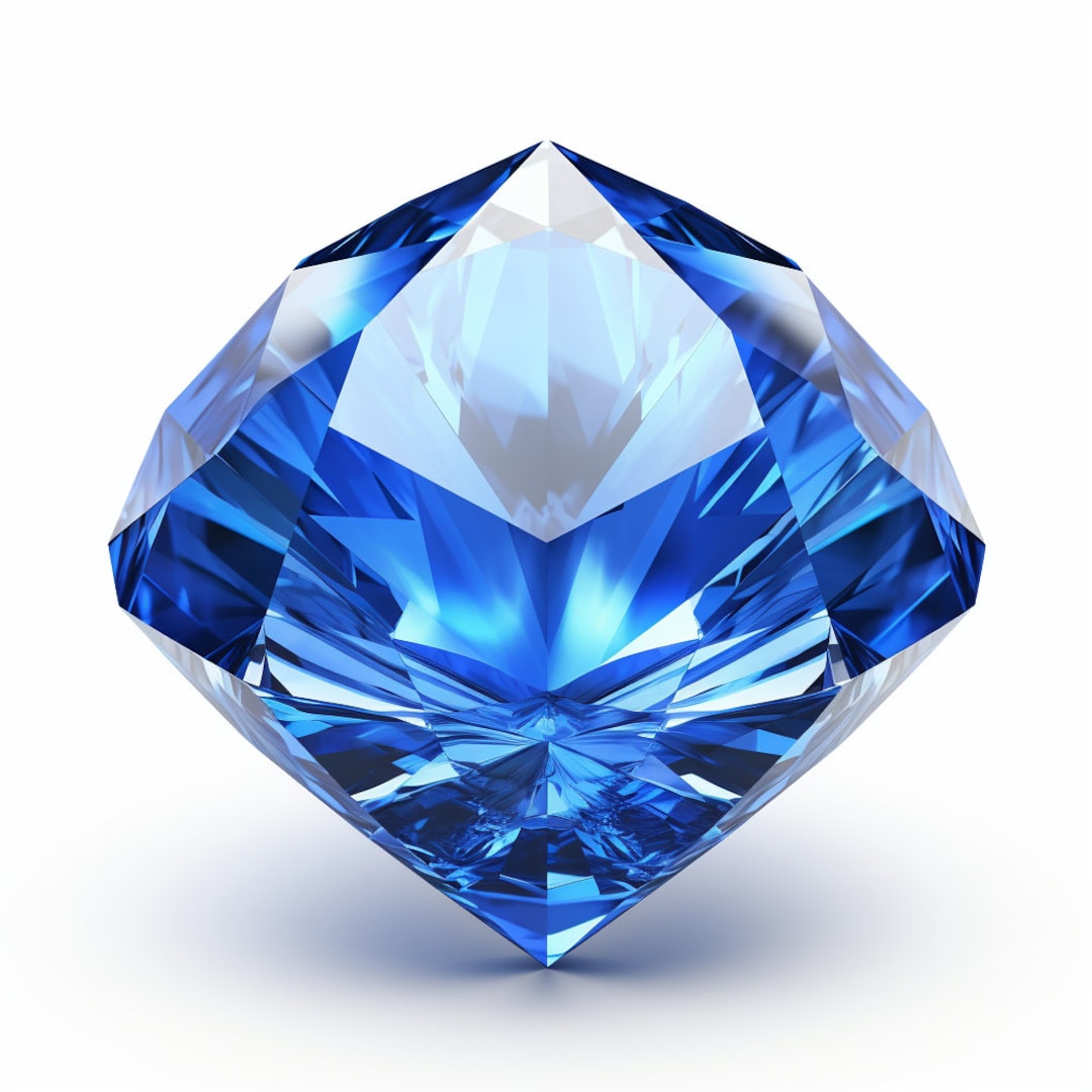 Lustrous Sapphire Gemstone Clipart Stone Clipart Jewel PNG - Etsy