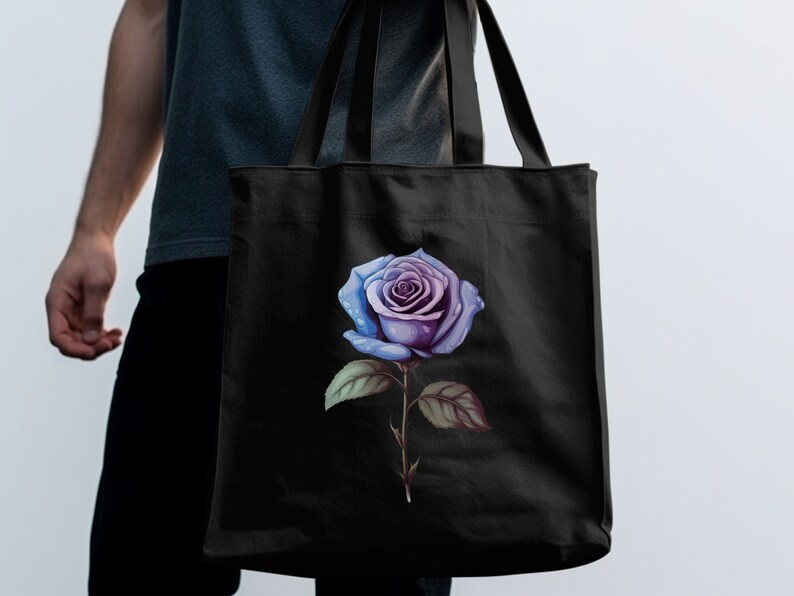 Purple Rose Clipart, Flower Vector File, SVG, High Resolution PNG ...