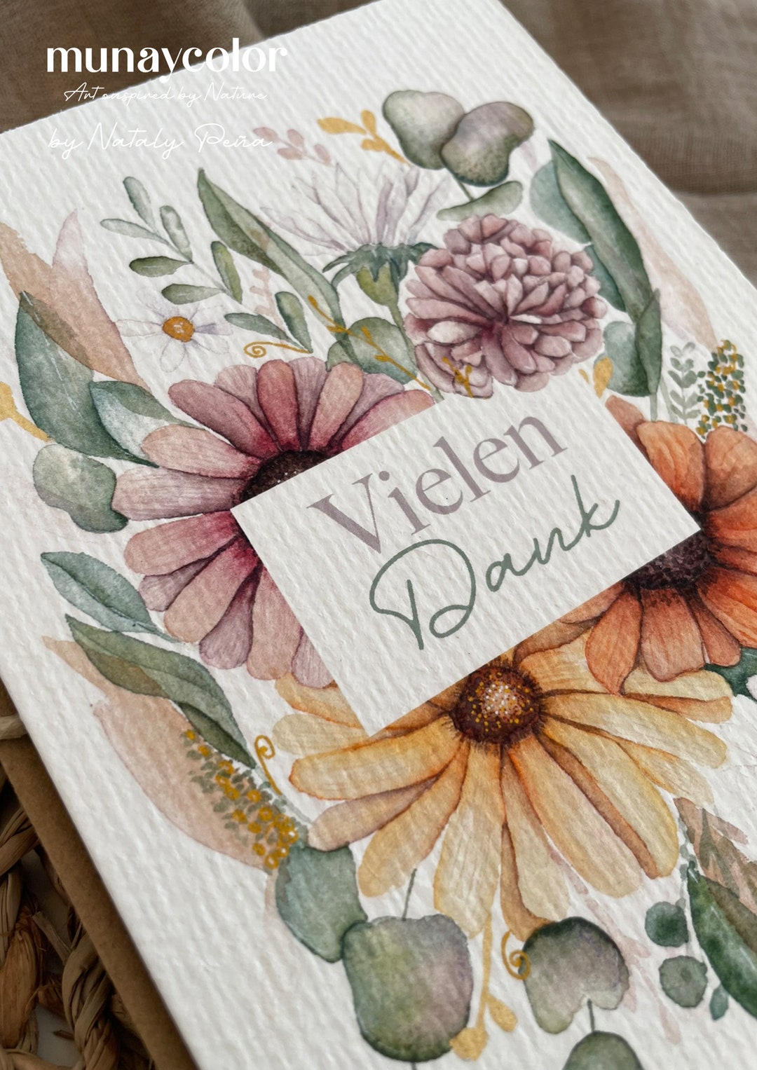 Vielen Dank, Danke, Thank You Very Much, Greetings Card, Gift Card, - Etsy