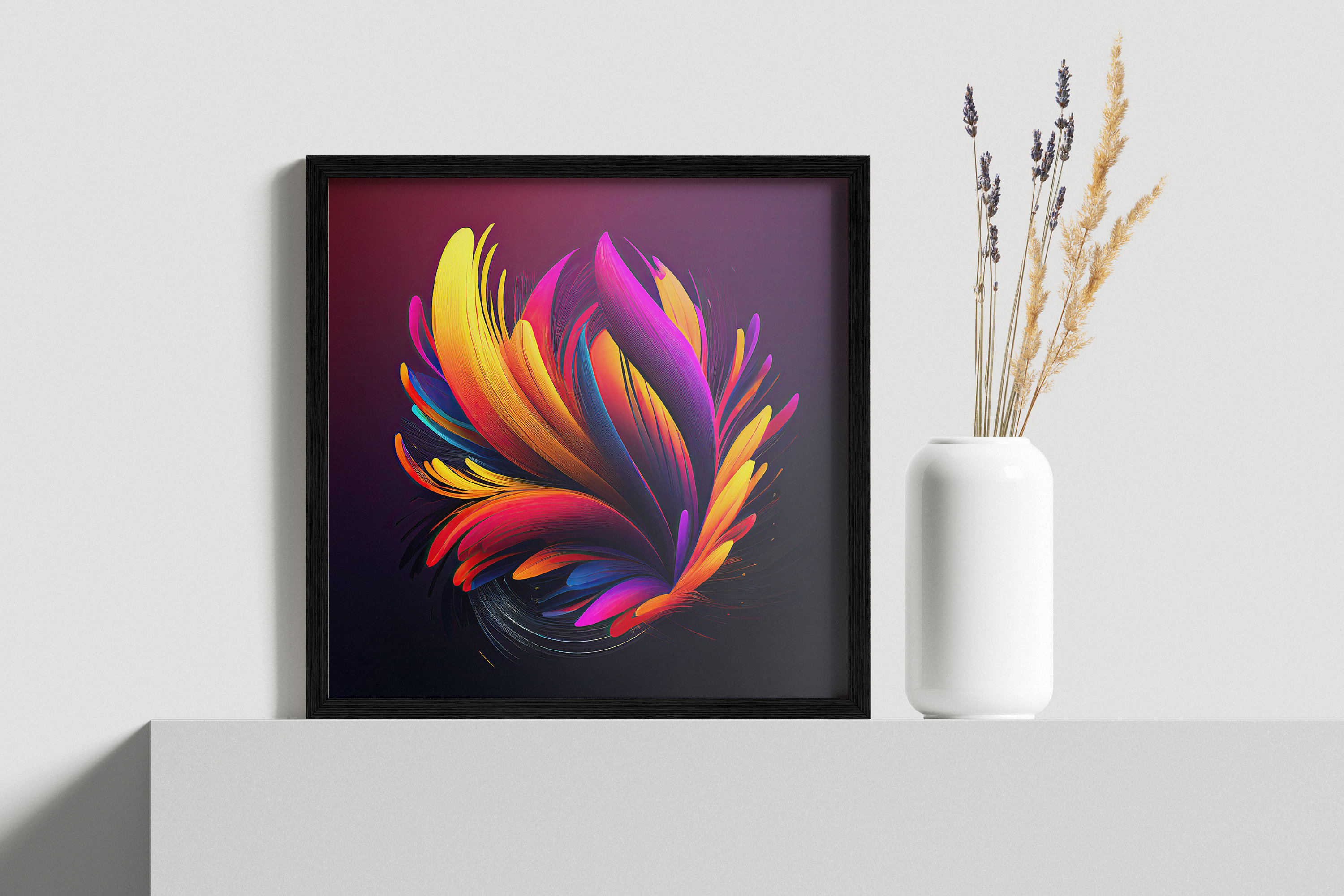 Abstract Growth & Transformation Art Print Brush Strokes - Etsy