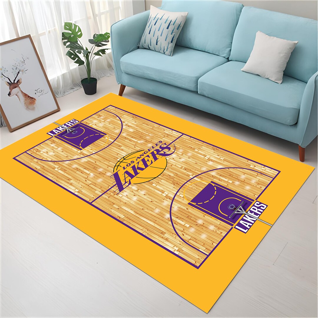 Basketball Rug Basketball Court Rug Boys Room Rug Sport - Etsy