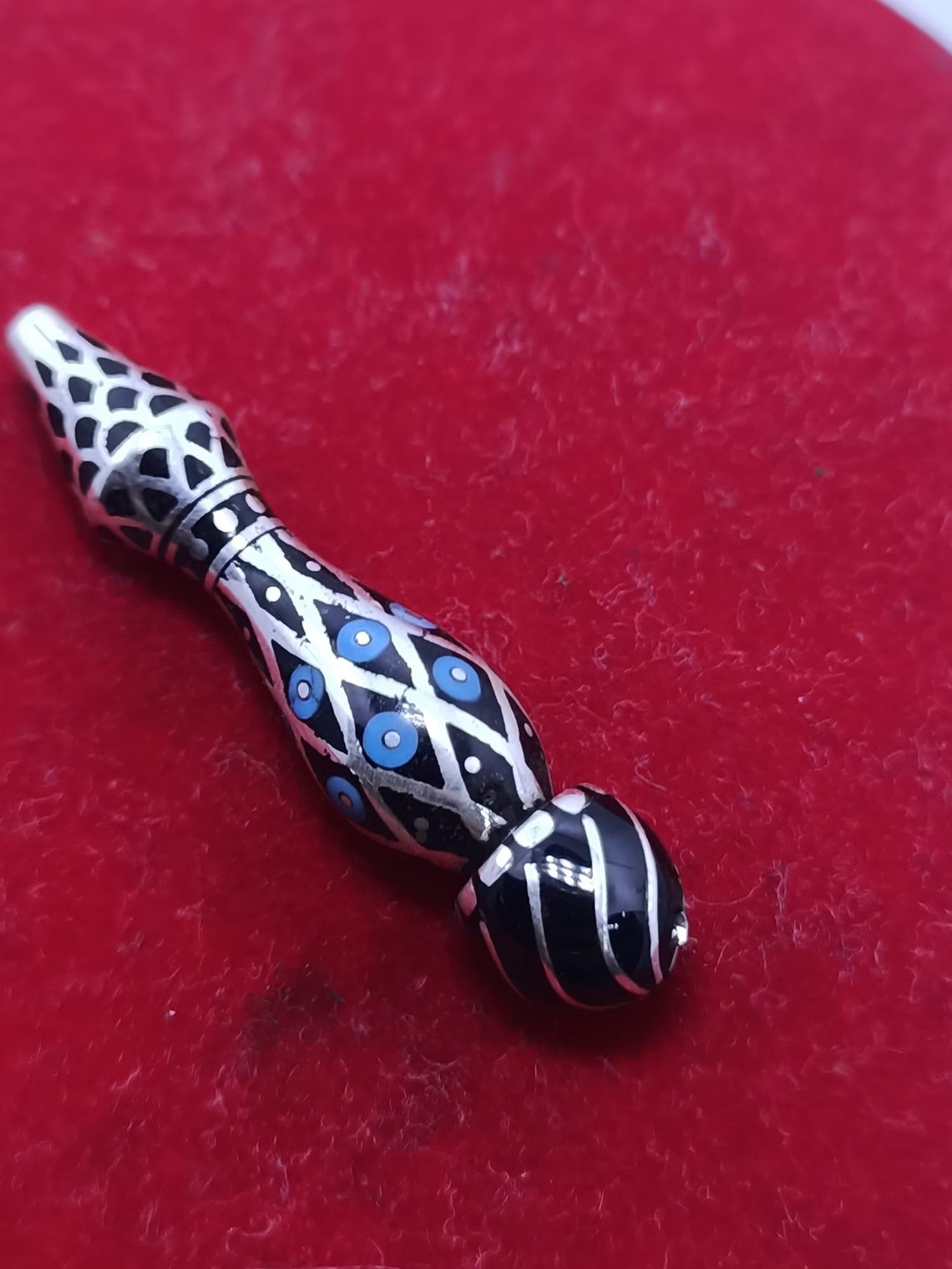 33tesbih,oltustone,erzurumoltutaşı,oltu Stone With Silver Ornaments ...