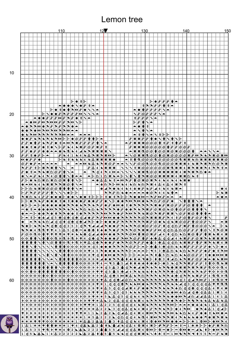Lemon Tree Cross Stitch Pattern - Etsy