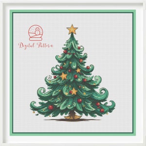 Christmas Tree Counted Cross Stitch Pattern - Etsy