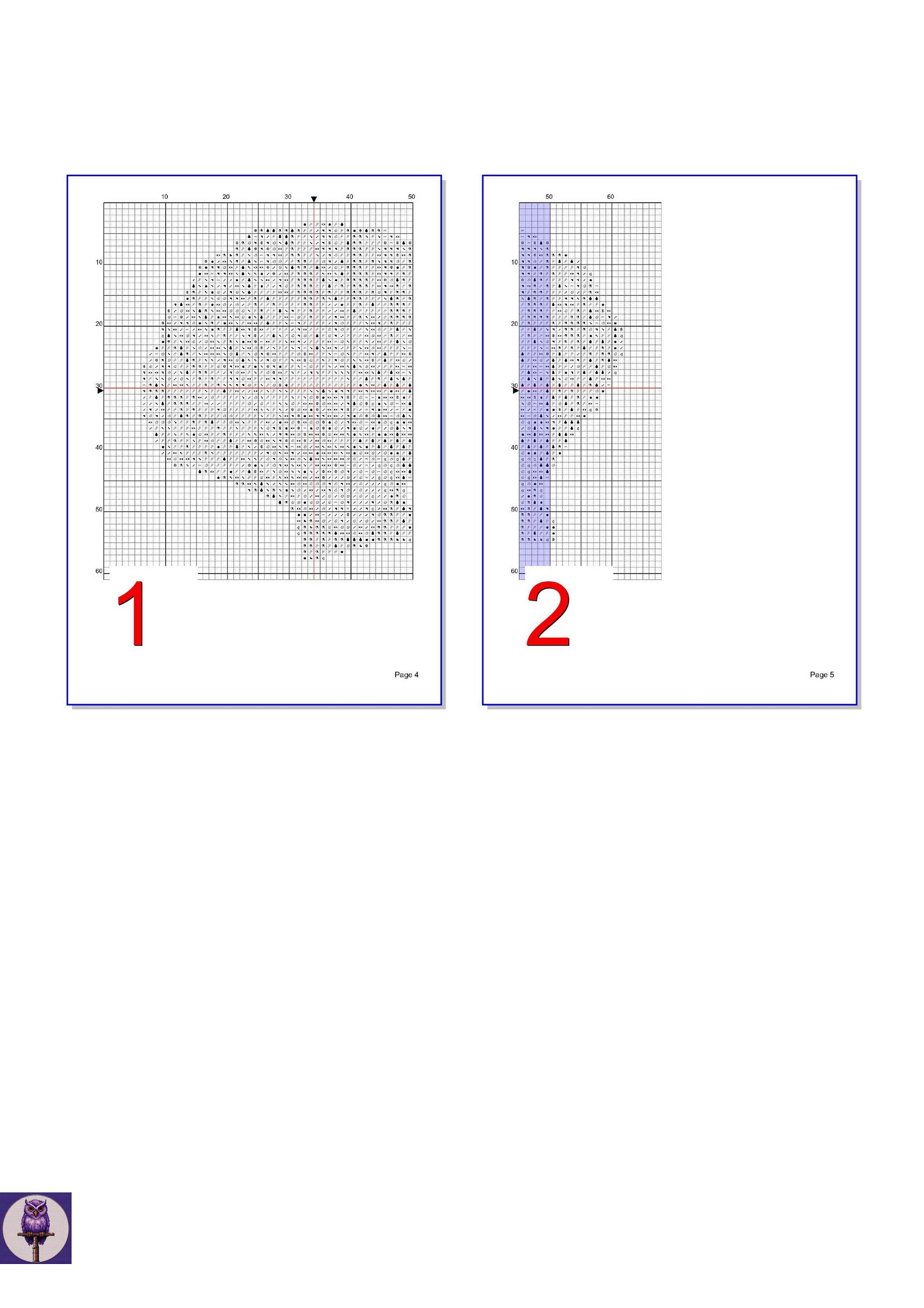 Blue Sea Shell Cross Stitch Pattern - Etsy