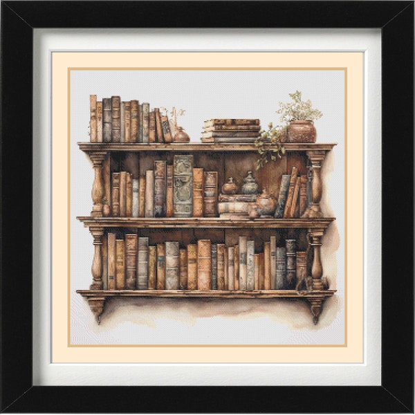 Shelf Cross Stitch - Etsy