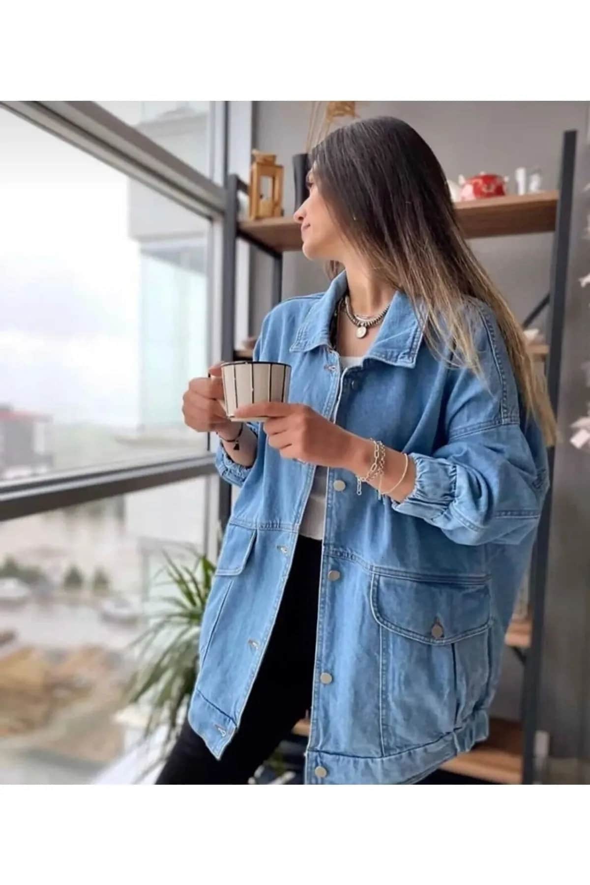 Discover the Latest Fashion Trend: Women's Oversized Denim Jackets for ...