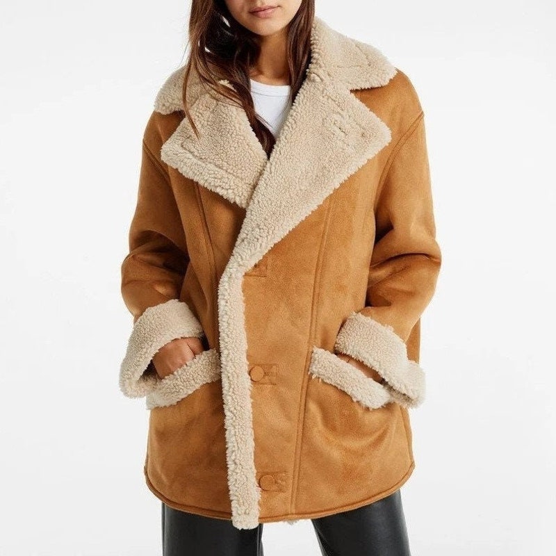 Shearling Jacket - Etsy