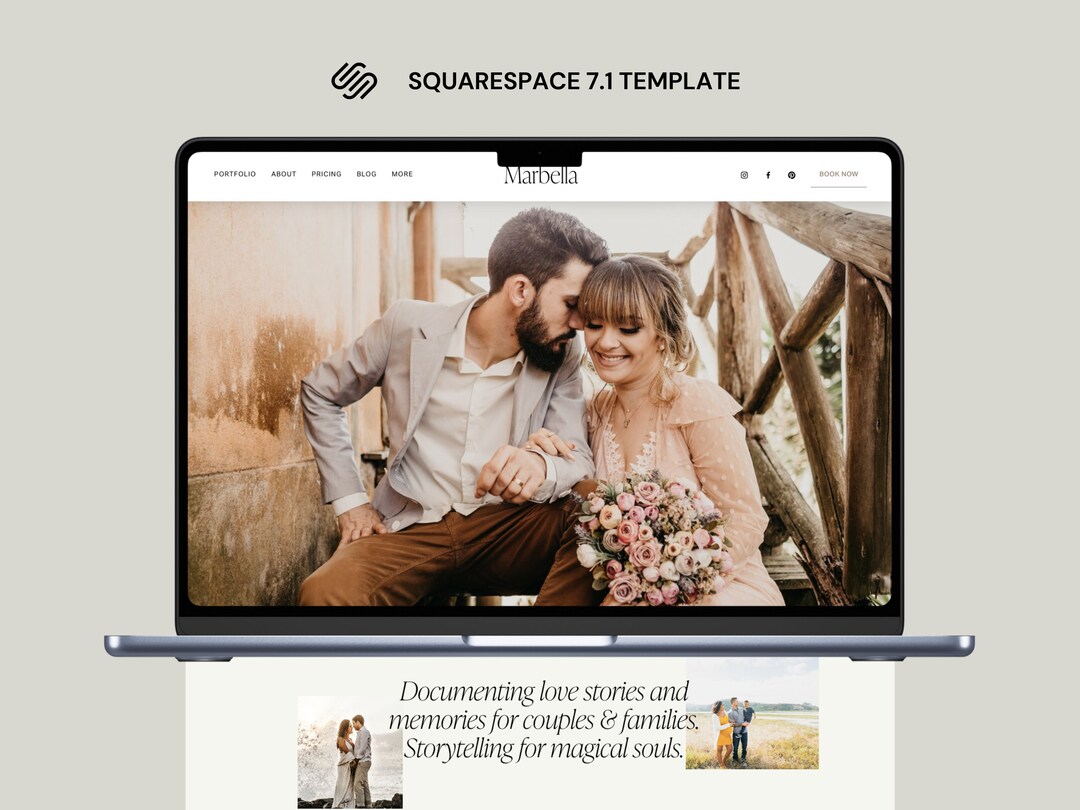 Photography Squarespace Template, Photographer Squarespace 7.1 Website ...