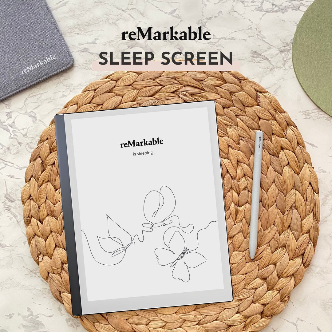 Remarkable Sleep Screen, Butterfly Remarkable 2 Template - Etsy