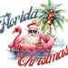 Coastal Christmas PNG, Florida Beach Santa, Tropical Christmas ...