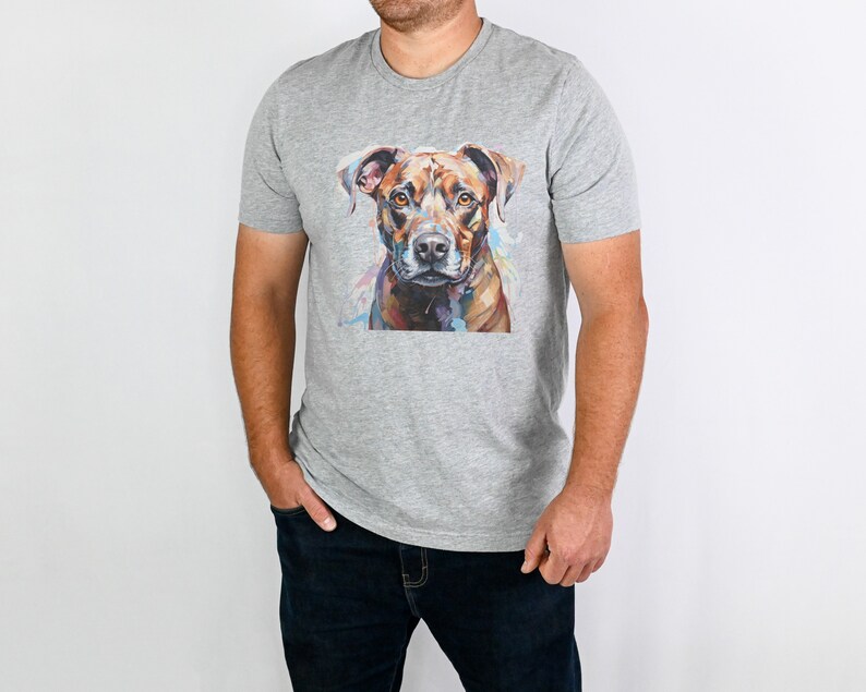 Palette-style Colorful Pitty PNG, Pitbull With Colors PNG, Pretty ...