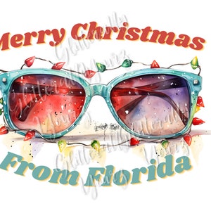 Coastal Christmas PNG, Florida Beach Tree, Tropical Christmas, Tropical ...