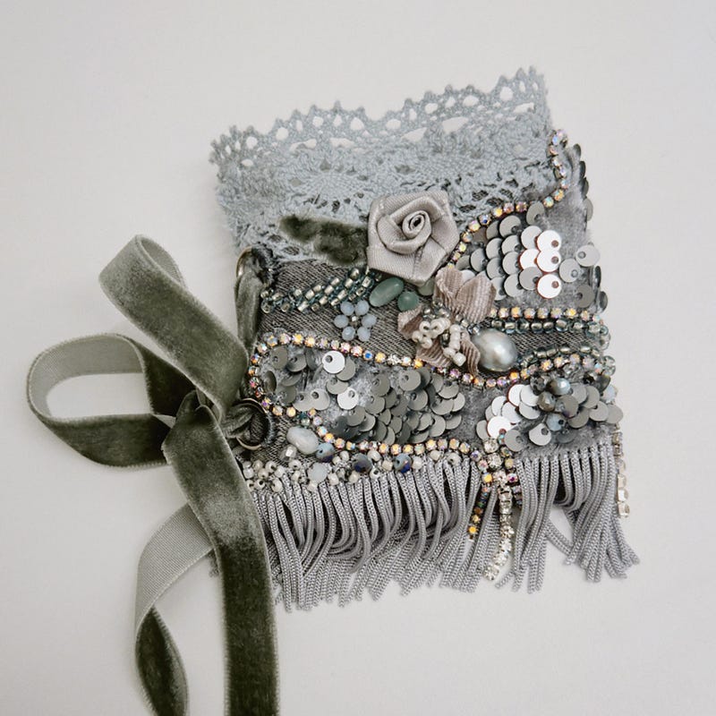 Embroidered Cuff - Etsy