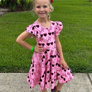 Singer Heart Glasses Twirl Dress - Etsy