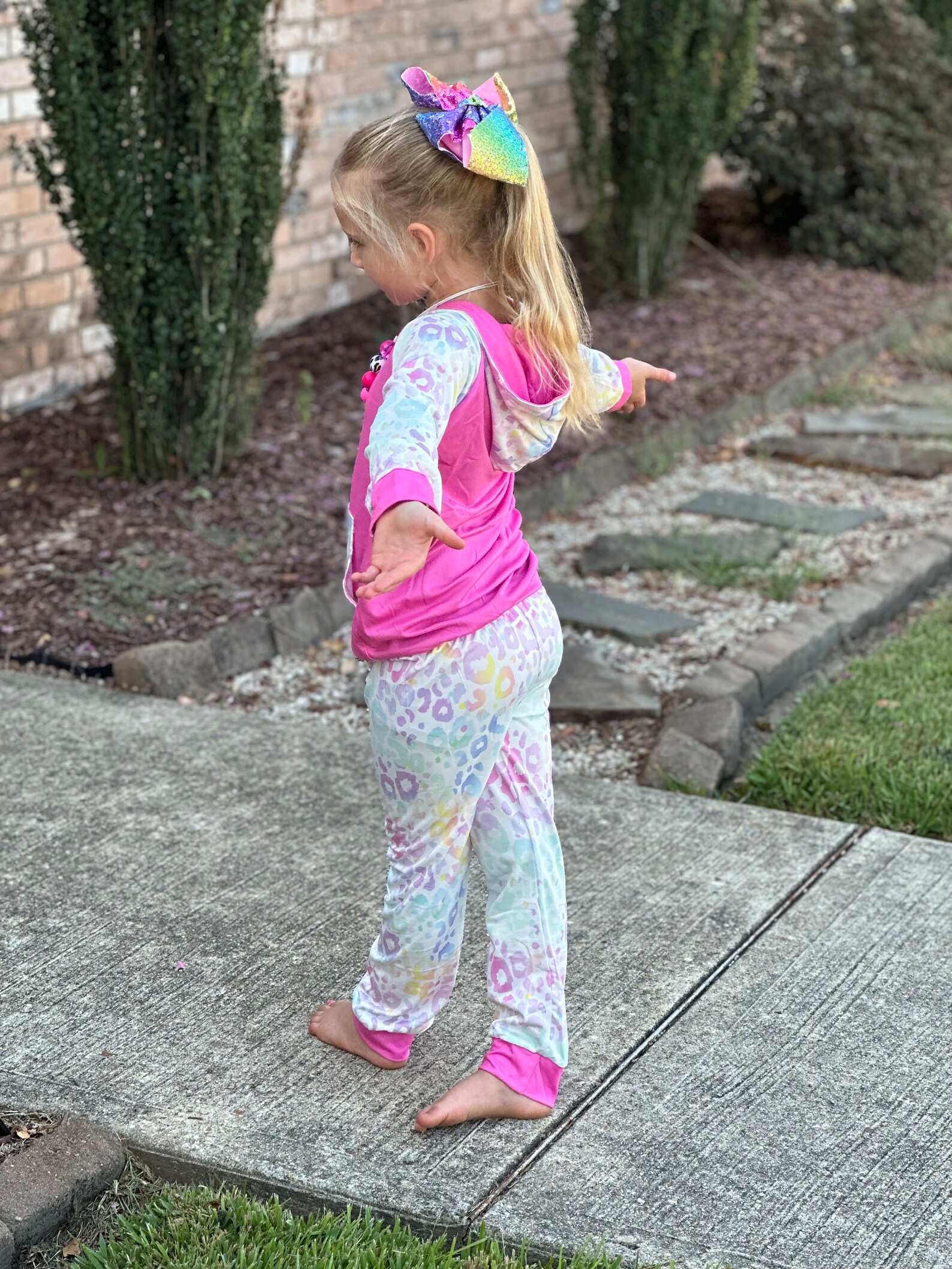 Pastel Leopard Jogger Set - Etsy
